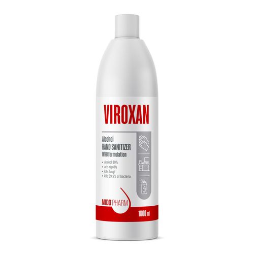 80% hand sanitizer - VIROXAN - MidoPharm - 1000 mL