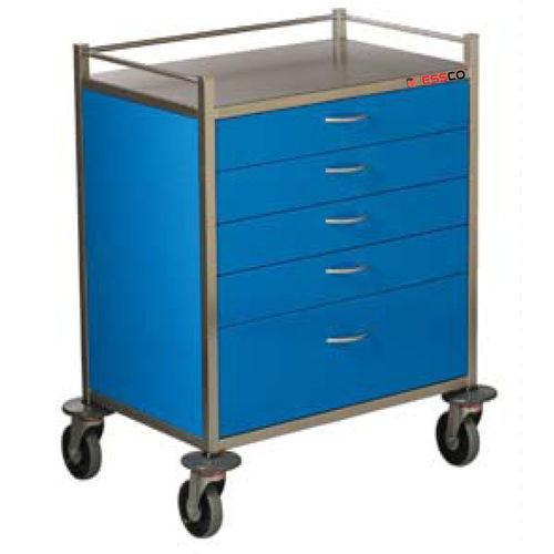 Medicine trolley - 402 - ESSCO - with drawer / mobile