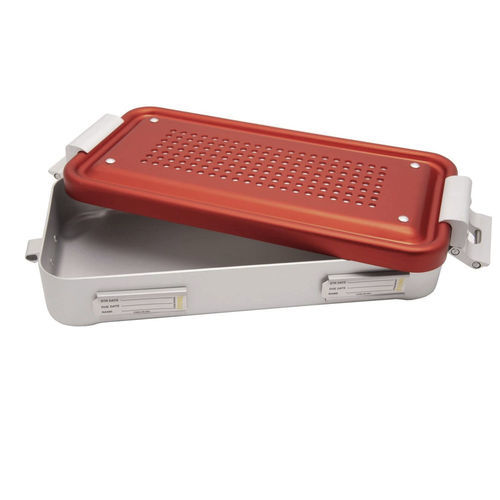 Instrument sterilization container - PC-003 - Peak Surgicals - aluminium