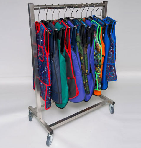 Mobile X-ray apron rack - 2404 - ProtecX Medical