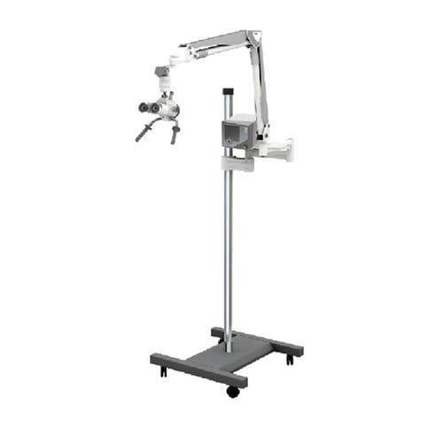 ENT examination microscope - Micro-100 - Mega Medical - on casters