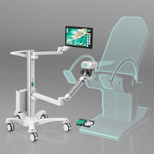 Video colposcope - WILD Colpo 2D - imed medical - examination chair-mounted