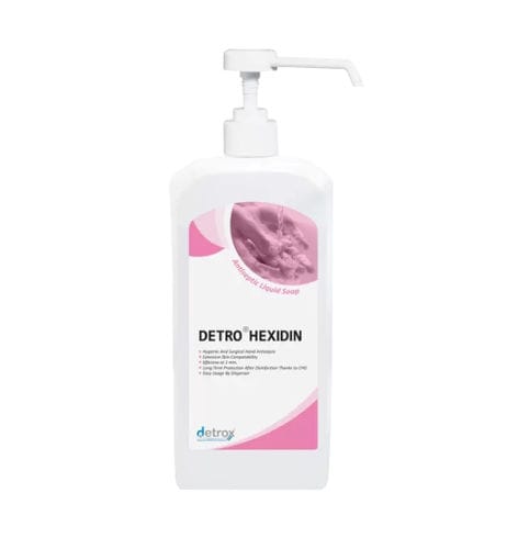 1000 mL hand sanitizer - Detro Hexidin (VET) - Detro Healthcare - 5000 mL