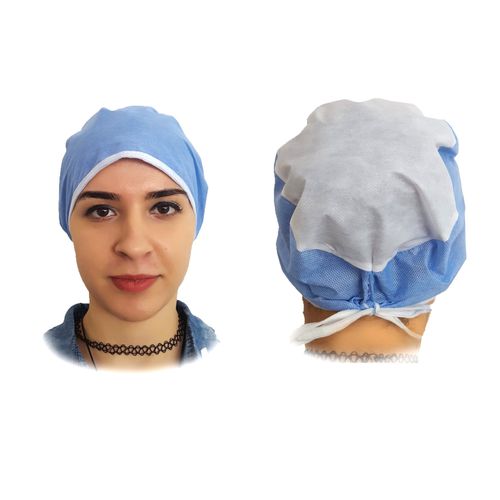 Surgical hood - Delta A Healthcare - polyester / viscose / polypropylene