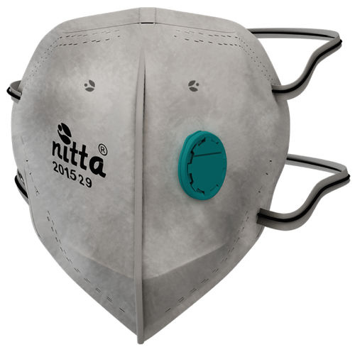 Fabric respirator mask - 201529 - NITTA S A - with exhalation valve ...