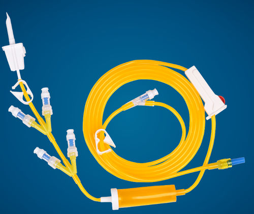 Chemotherapy infusion set - KS-IV402 - Kapsam - with drip chamber ...