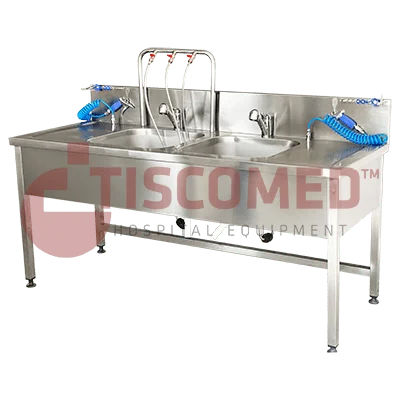 Stainless steel pre-cleaning station - 4551 - Tiscomed