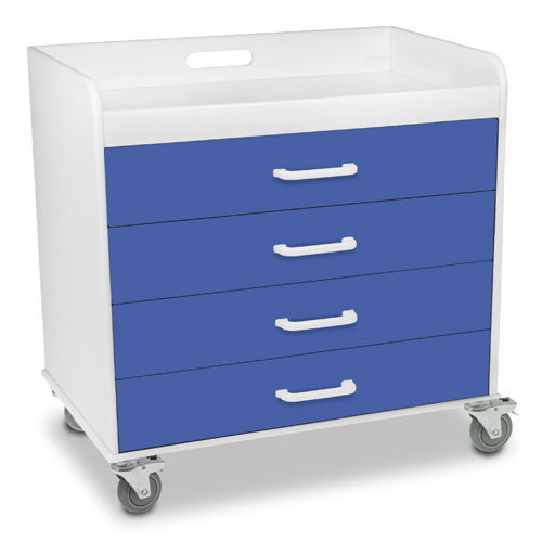 Medical cart - 51131-SC - Custom Comfort - storage / plastic / 4-drawer