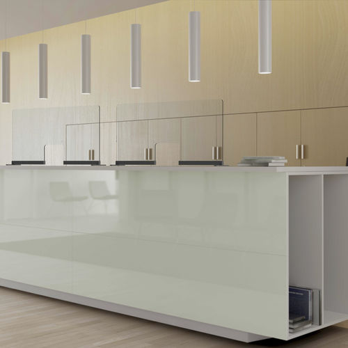 Countertop protection screen - 360 Protective - impact-resistant