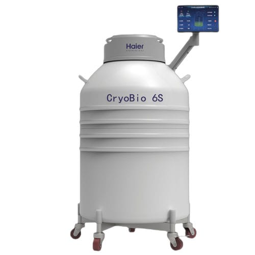 Laboratory container - CryoBio 6s - Haier Biomedical - aluminum / liquid nitrogen