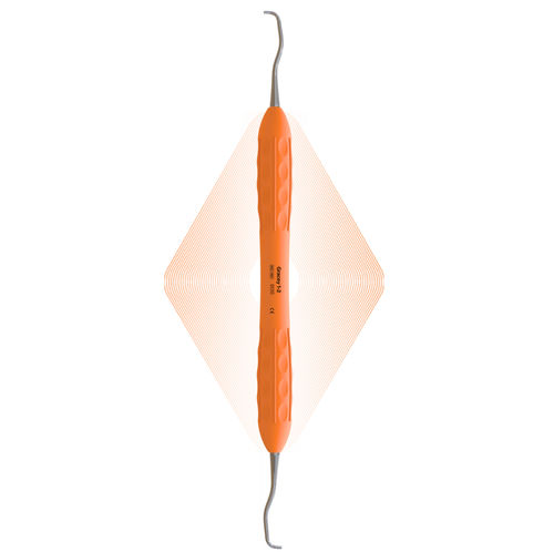 Scaling curette - 1-2 - ergo denta - Gracey / curved / double-ended