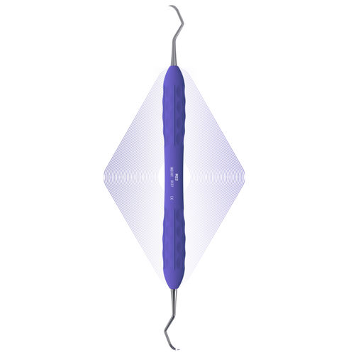 Dental curette - M23 - ergo denta - curved / double