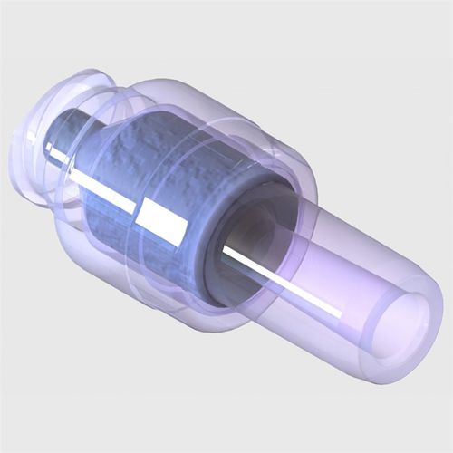 Medical valve - E-N-190056 - The West Group Ltd - polycarbonate / blue