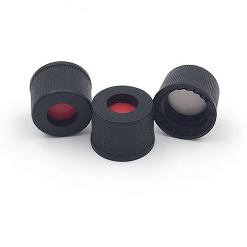 Vial cap - Black - ZHEJIANG AIJIREN TECHNOLOGY INC. - screw-in / polypropylene