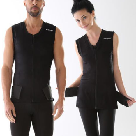 Postural support compression vest - TAPING SHIRT™ - AlignMed® - unisex ...
