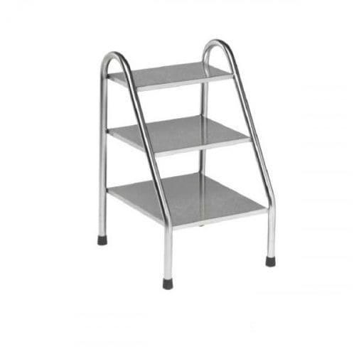 3-step step stool - 60.801082 - Mdose - stainless steel / non-slip