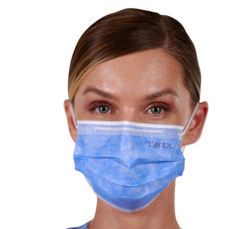 Type I surgical mask - DC2031 - Dentac - level 1 / adult / blue