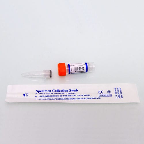 Laboratory collection tube - Baicare - for PCR / conical / nasopharyngeal