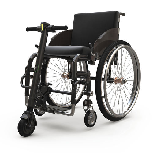 Electric wheelchair drive unit - UNAwheel Mini - UNAcare - front