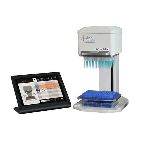 Electronic pipettor - microPro 20 - AltemisLab Ltd - multichannel