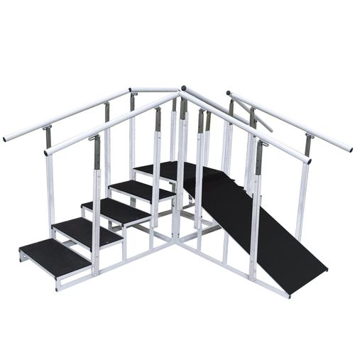 Corner rehabilitation staircase - KSR - Zapovit - with 2 handrails ...