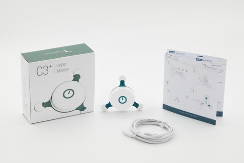 3-channel Holter monitor - C3+ - Cortrium - USB / wireless