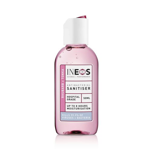 50 mL hand sanitizer - Rhubarb + Tonka - INEOS Hygienics