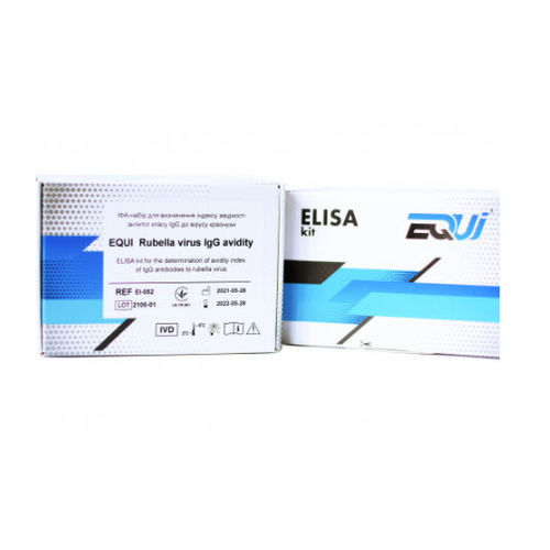 Rubella test kit - EI-052 - Equi - IgG / virus / ELISA