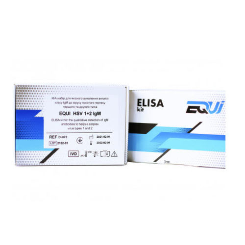 Herpes test kit - EI-072 - Equi - IgM / herpes simplex virus / ELISA