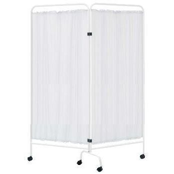 Hospital privacy screen on casters - 107 - MC Saber - 2-panel