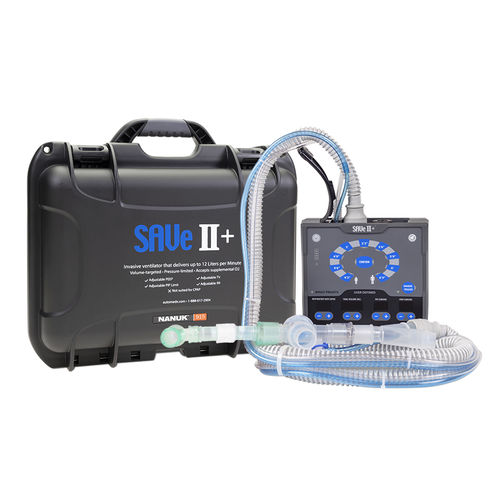 Intensive care ventilator - SAVe II+ - Safeguard Medical - adult / non ...