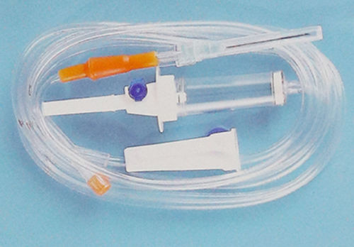 Infusion set with Y port - 1064 - Rongbo Medical - with drip chamber ...