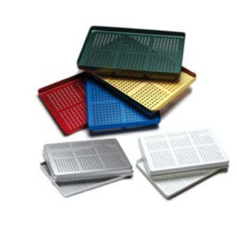 Dental instrument tray - TD30 series - DENTAL MARKET s.r.l. - aluminum ...