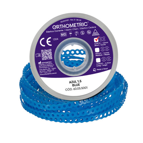 Chain orthodontic elastic - 60.05 series - Orthometric Industria e ...