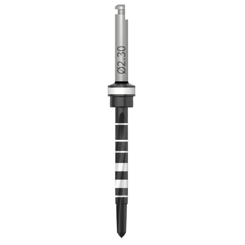 Dental implantology drill bit - SV3LD2320 - BASALFIX - stainless steel