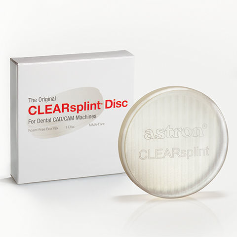 Resin dental material - Astron Dental Corp. - for therapeutic splints ...