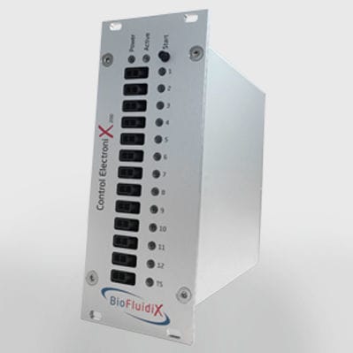 Flow control unit - ElectroniX 200 - Biofluidix - for medical devices