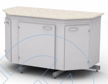 Mobile laboratory workstation - 01-12.627 - Labexpert