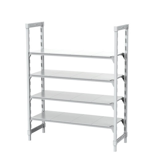 Modular shelving unit - JSD541864 - Topmodul - antibacterial / aluminium