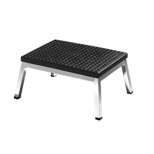 1-step step stool - UNO-SECUR Midi - SIMPEX - stainless steel / non-slip