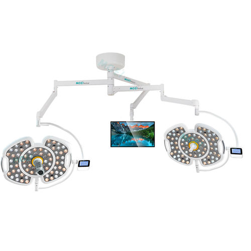 Ceiling-mounted surgical light - MGE-SLK3 - Medige International Industries - LED / 3-arm / 110V ...