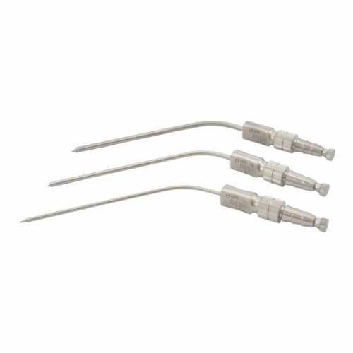 Frazier cannula - Ace Medical Company - suction / stainless steel