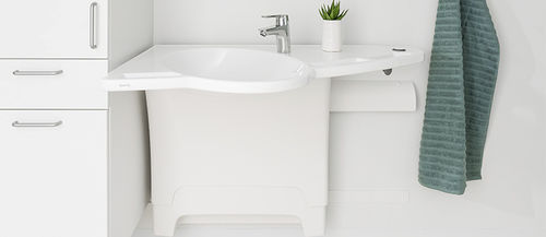 Hygiene area hand wash basin - 40-44014 - ROPOX - 1-station / wall-mount