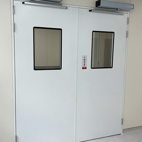 Air-tight door - SLW-2-STEEL - SLEEK - operating room / laboratory / swing