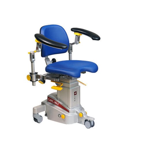Height-adjustable surgeon's chair - Carl Mk2 R6 - Rini Medtech - electric