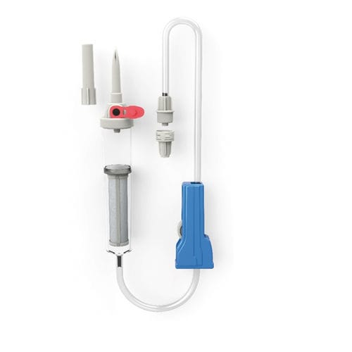 Blood transfusion set - TS - Margomed - with drip chamber / with latex ...