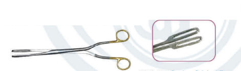 Gynecology forceps - Sopher - Daddy D Pro - grasping / bent