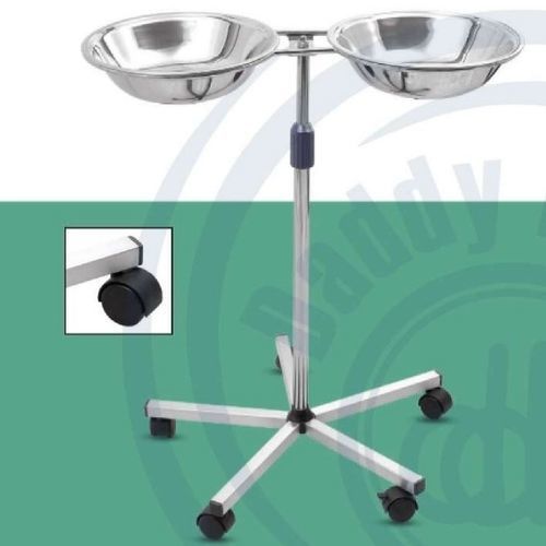 Double bin surgical basin stand - D-F-60 - Daddy D Pro - trolley ...