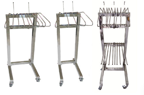 X-ray apron rack on casters - SK-16-6 - Sungkwang Meditech