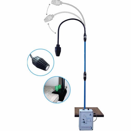 LED examination light - Applied Optical Technologies Pvt. Ltd. - table ...